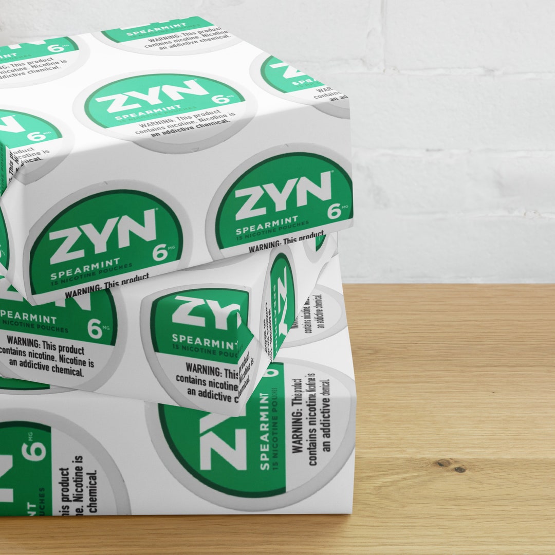 ZYN Spearmint Wrapping Paper Sheets - Etsy