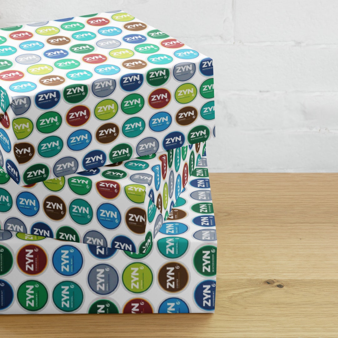ZYN Wrapping Paper Sheets - Etsy