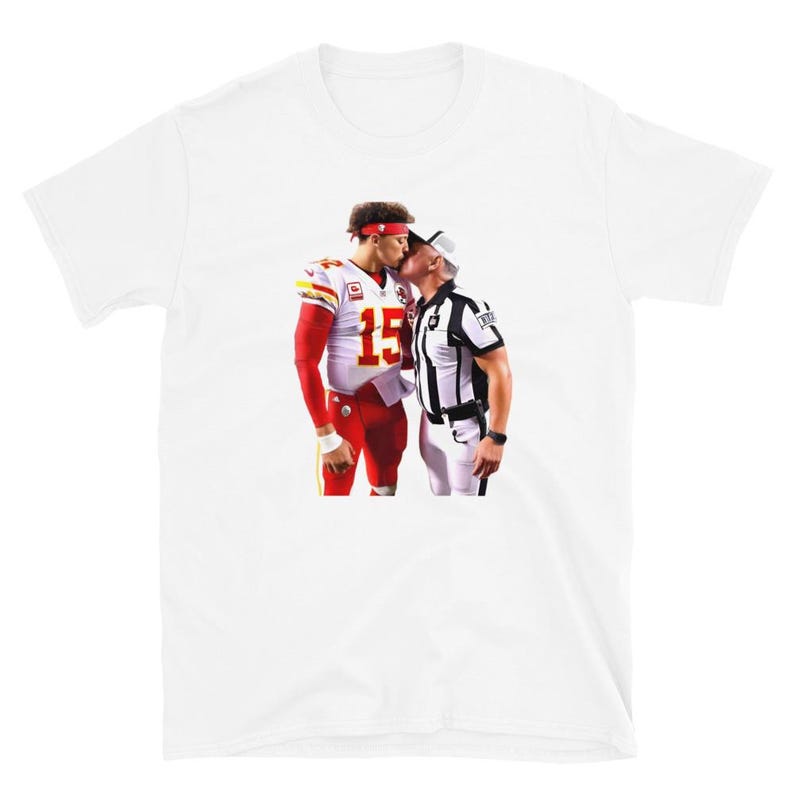 Patrick Mahomes Kissing Ref T Shirt Unisex - Etsy