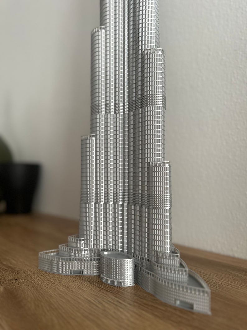 Burj Khalifa | Landmark Dubai | Skyscraper | 3D Printing | 80-180 Cm - Etsy