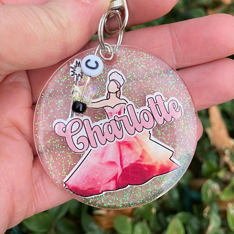Personalized Wicked Inspired Keychain or Bag Charm - - Etsy