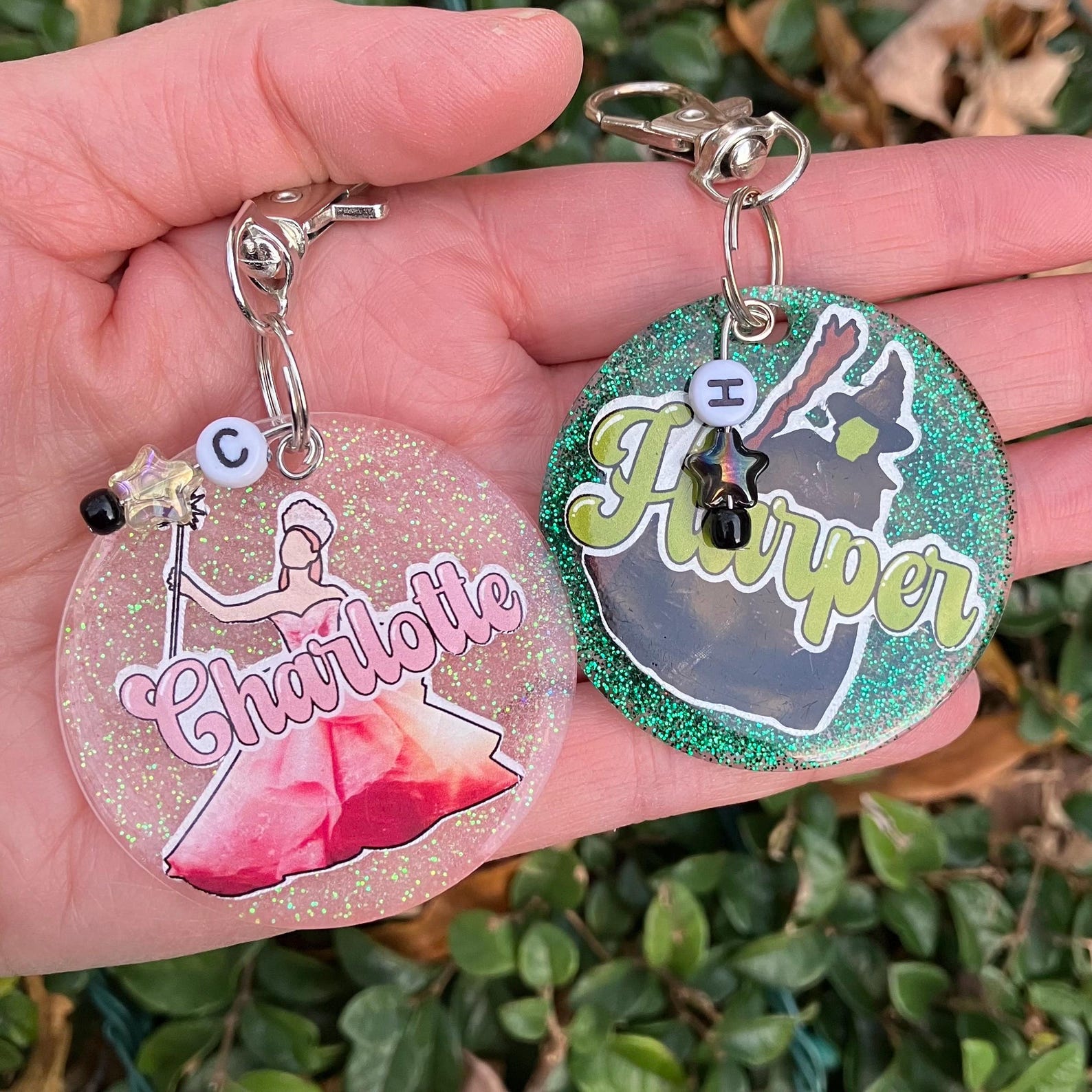 Personalized Wicked Inspired Keychain or Bag Charm - - Etsy