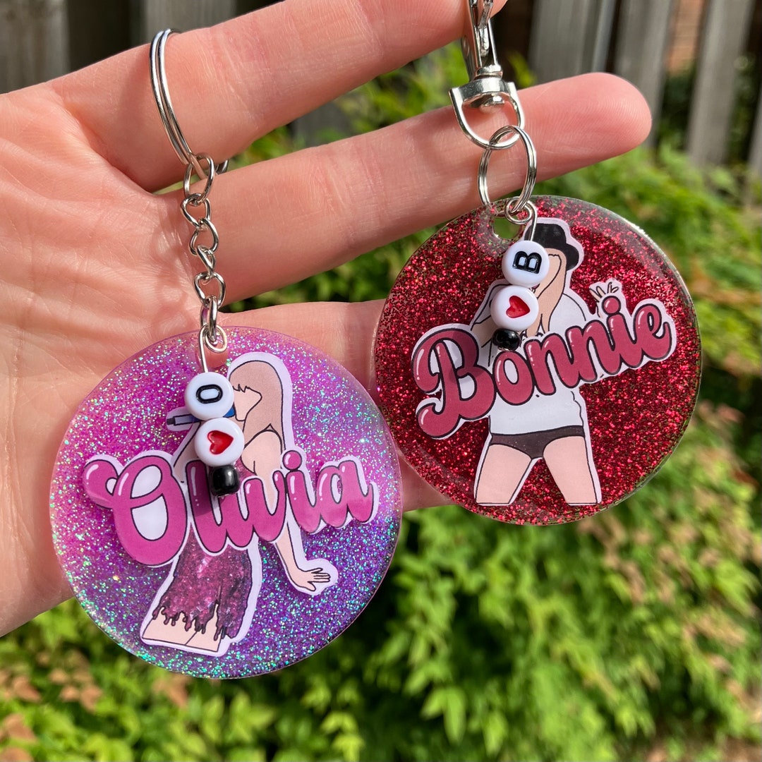 Personalized Taylor Swift Inspired Keychain or Bag Charm - Etsy
