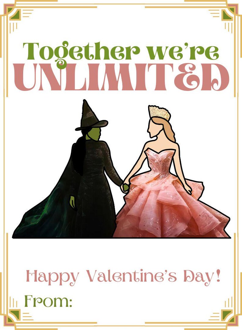 Wicked Valentine's Day Cards - Printable Valentines - Class Valentine ...