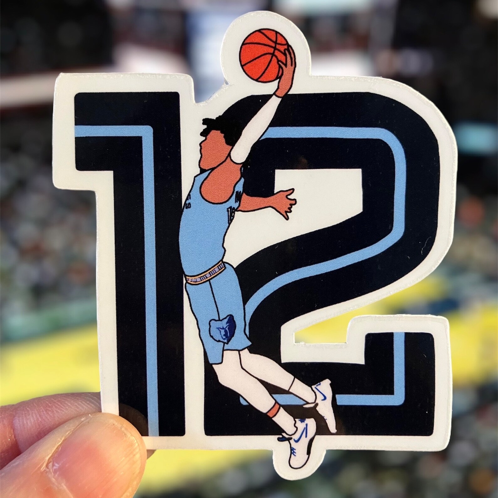 Ja Morant Sticker - Memphis Grizzlies Decal Laptop Tumbler Water Bottle ...