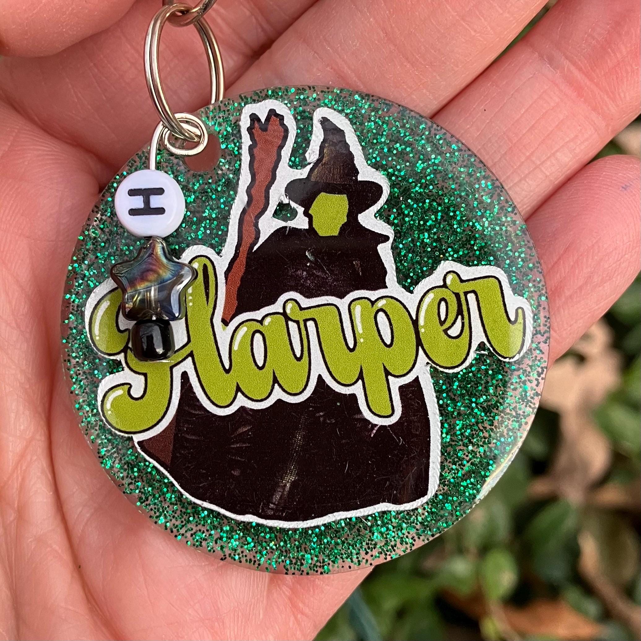 Personalized Wicked Inspired Keychain or Bag Charm - - Etsy