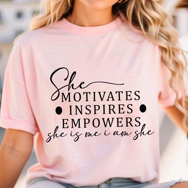 She is Me SVG Bundle, Woman Affirmation SVG, Postive Quotes SVG ...