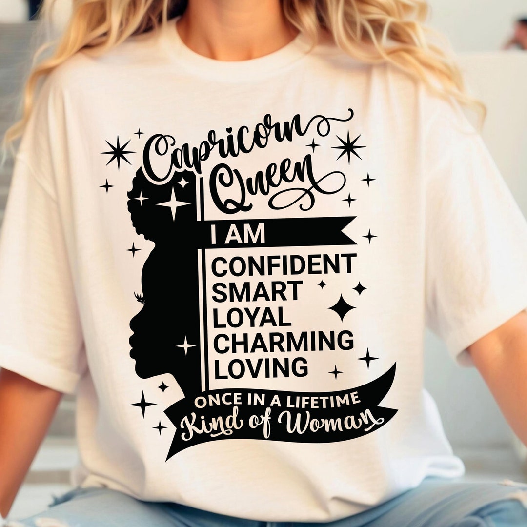 Capricorn Queen SVG, Capricorn SVG, Afro Girl SVG, Afro Queen Svg ...