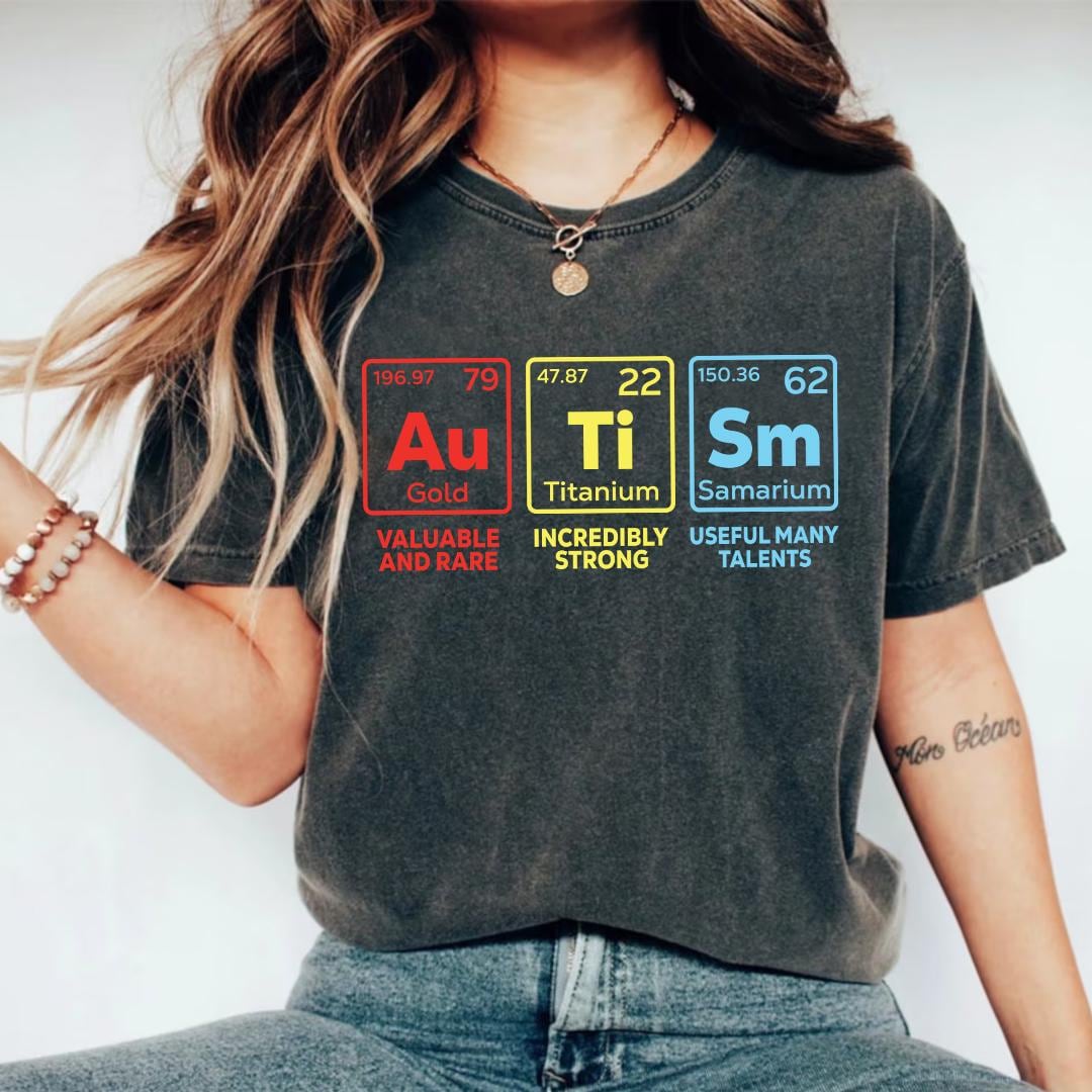 Autism Periodic Table SVG, Autism SVG, Autism Awareness SVG, Autism ...