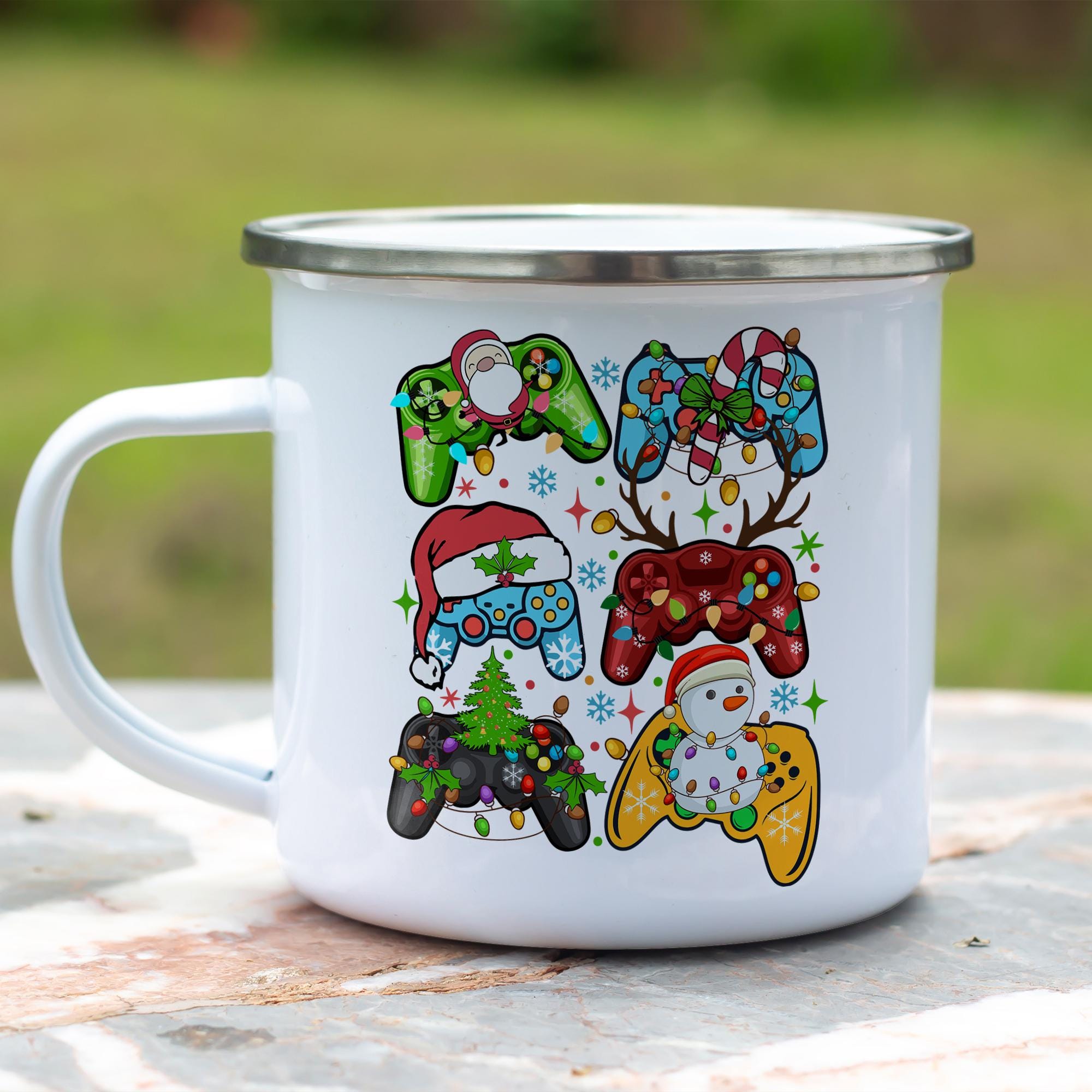 Retro Christmas Gaming Controller SVG, Santa Claus SVG, Christmas ...