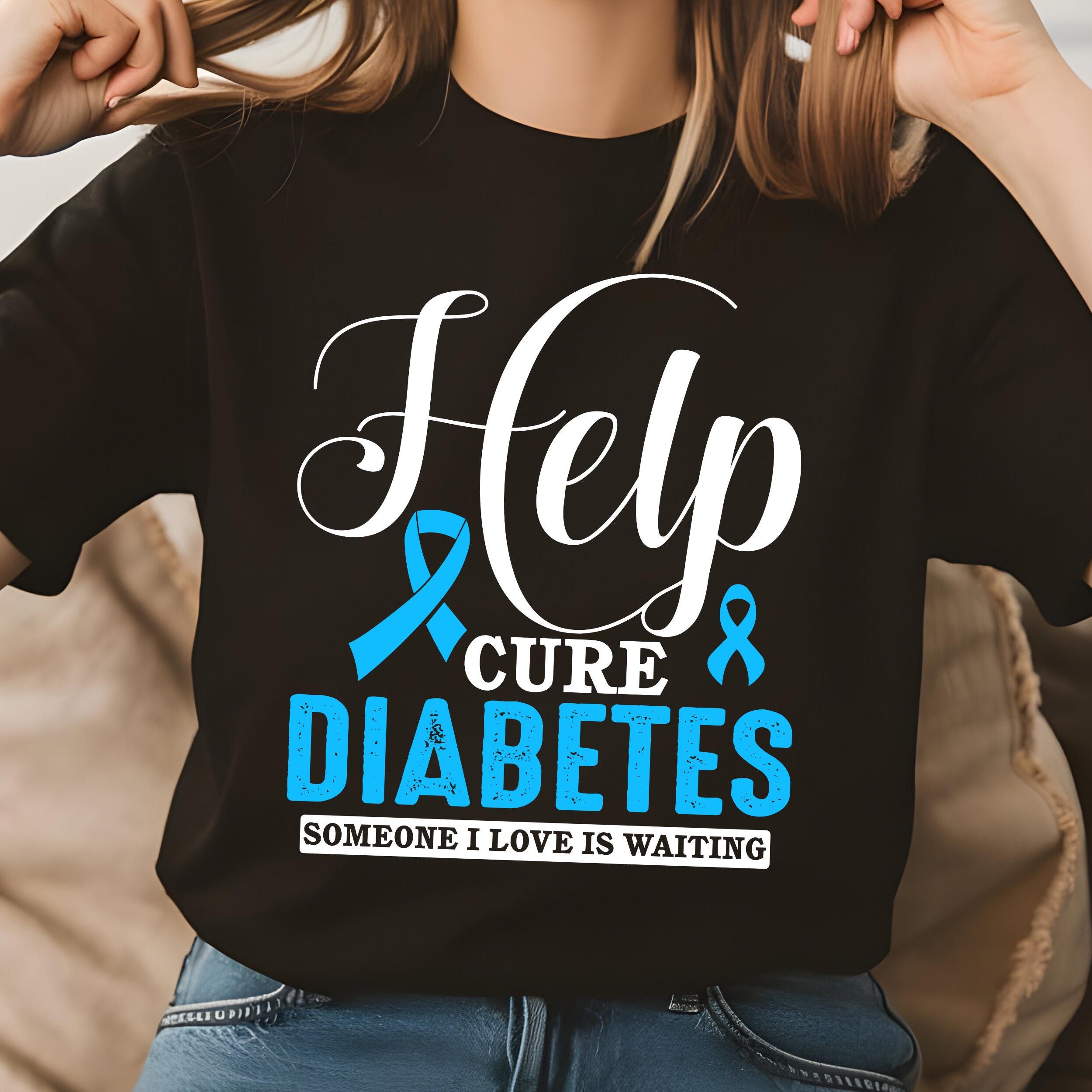 Diabetes Awareness Bundle SVG PNG, Diabetes SVG, Blue Ribbon Svg, T1D ...