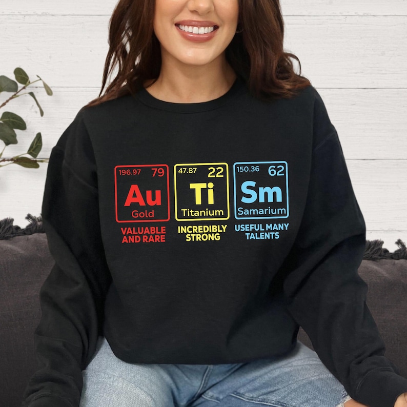 Autism Periodic Table SVG, Autism SVG, Autism Awareness SVG, Autism ...