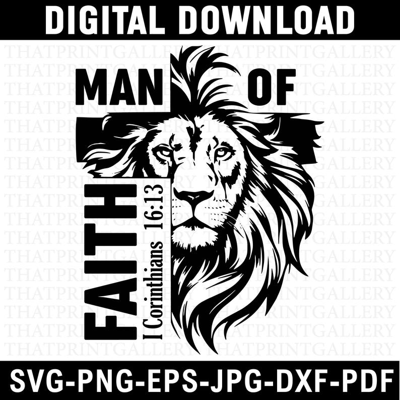Man of Faith SVG, Man of God SVG, Jesus SVG, Cross Svg, Christian Svg ...