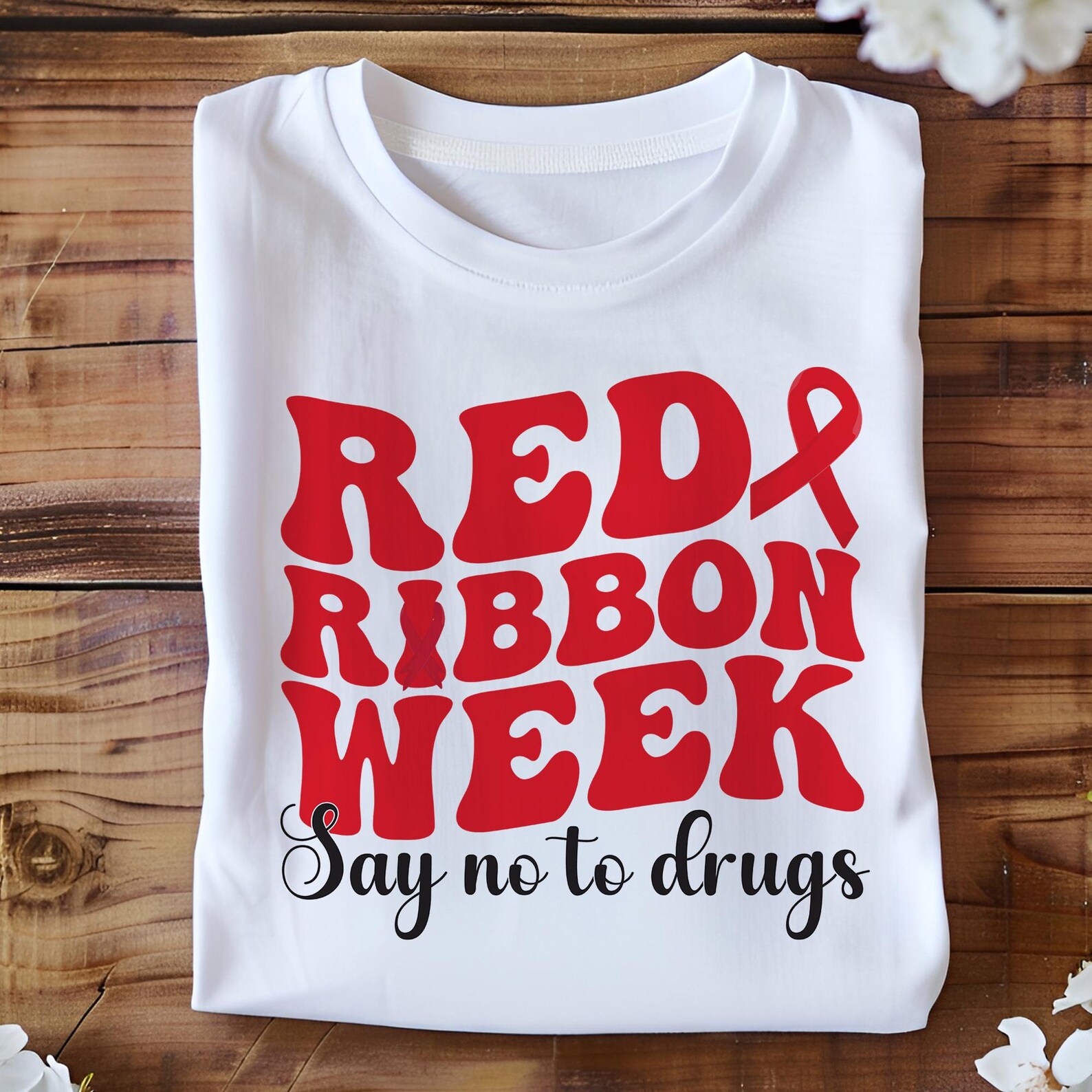 Red Ribbon Week SVG, Say No to Drugs SVG, Red Ribbon Week Awareness SVG ...