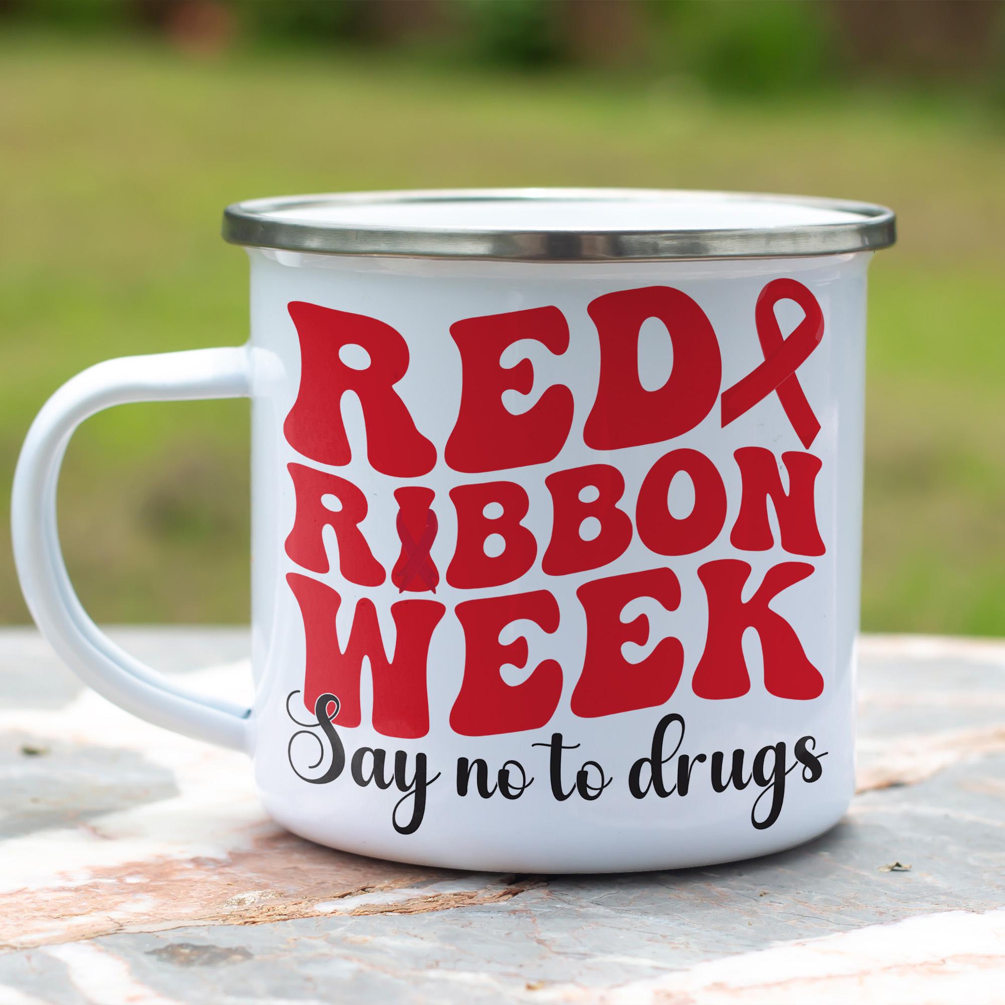 Red Ribbon Week SVG, Say No to Drugs SVG, Red Ribbon Week Awareness SVG ...