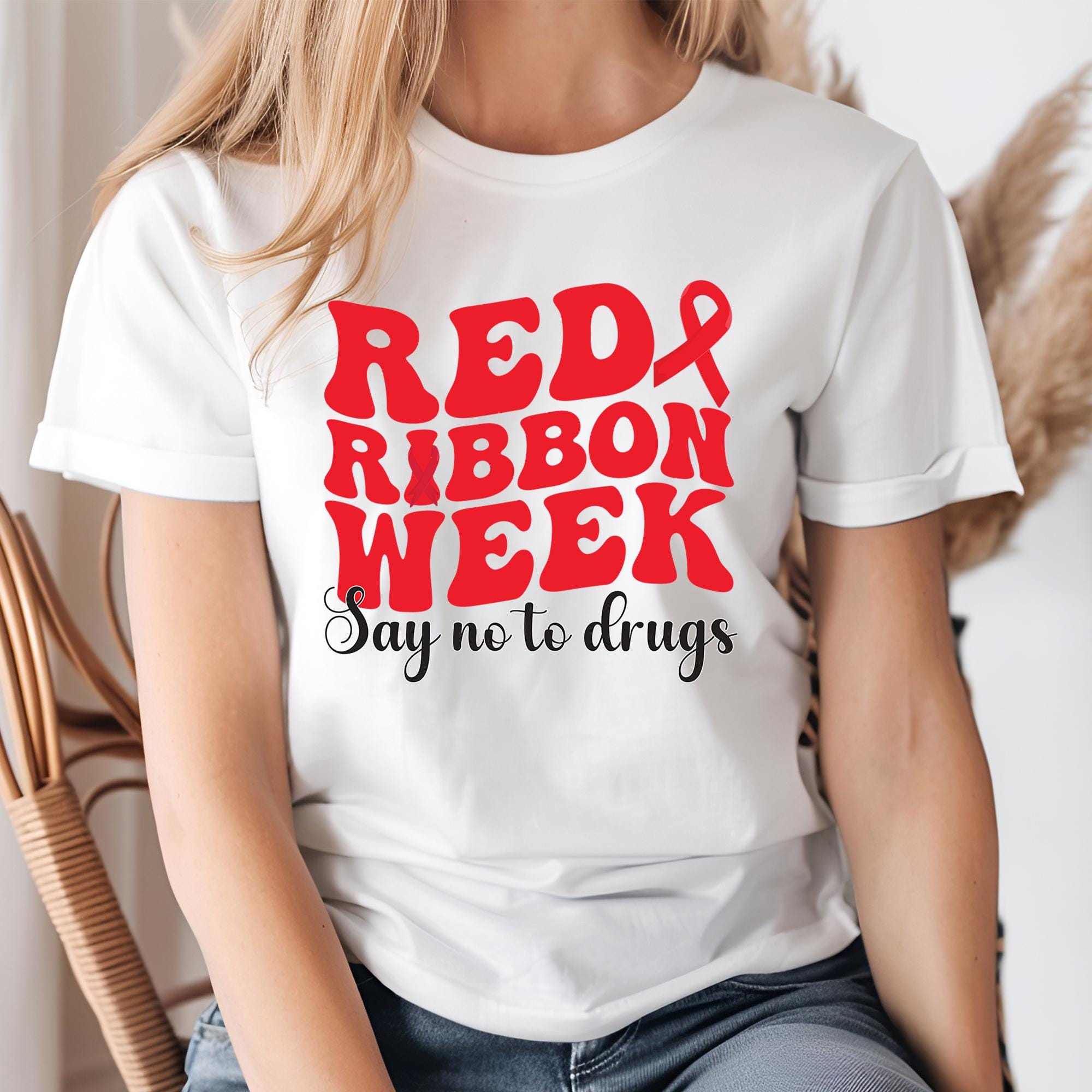 Red Ribbon Week SVG, Say No to Drugs SVG, Red Ribbon Week Awareness SVG ...