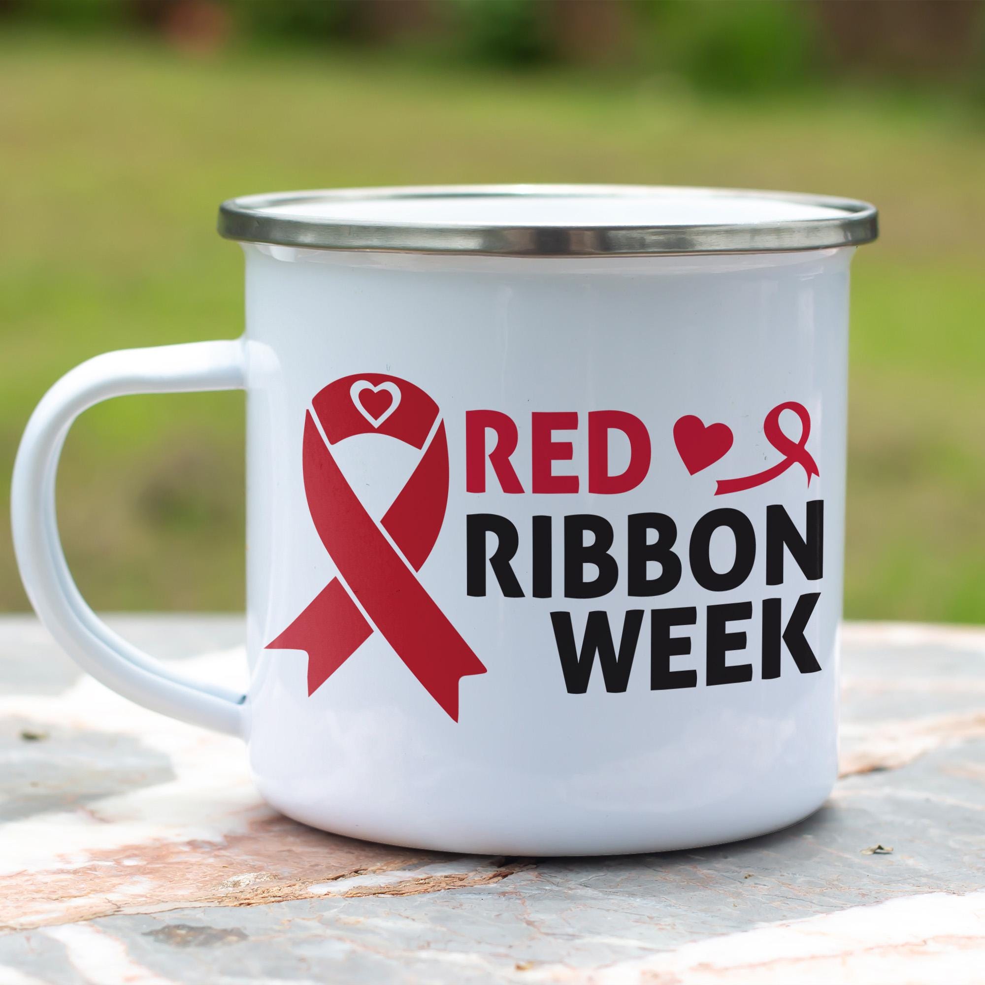 Red Ribbon Week Awareness SVG, Red Ribbon Week PNG SVG, Red Ribbon Week ...