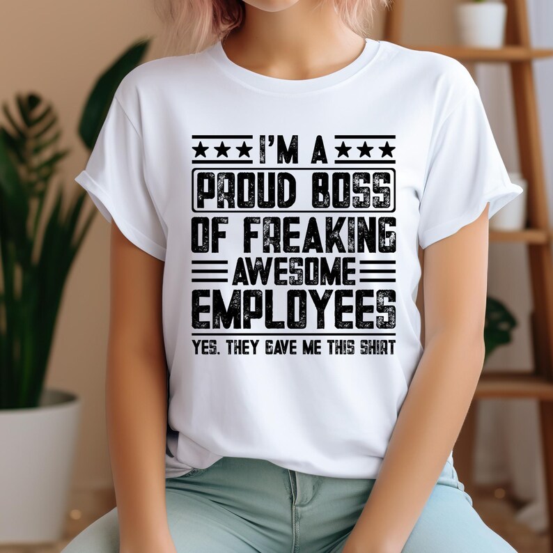 I'm A Proud Boss of Freaking Awesome Employees SVG, Boss SVG, Funny ...