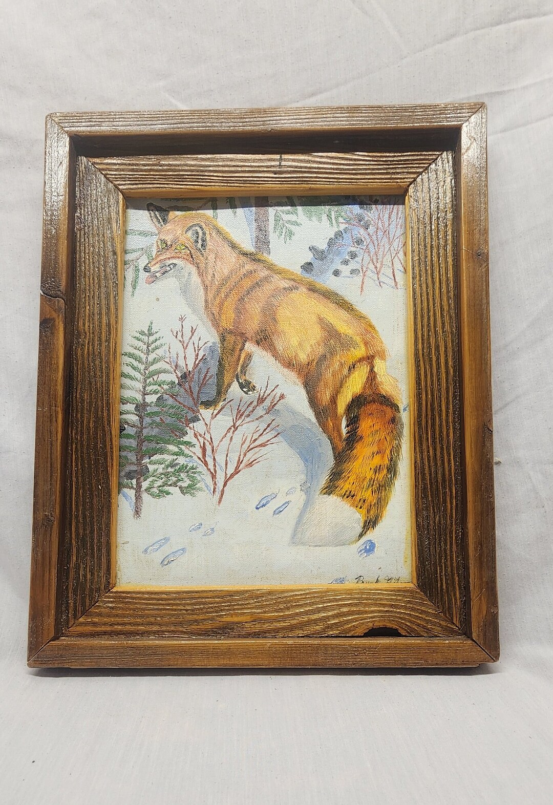 Rustic Barnwood Picture Frame - Etsy