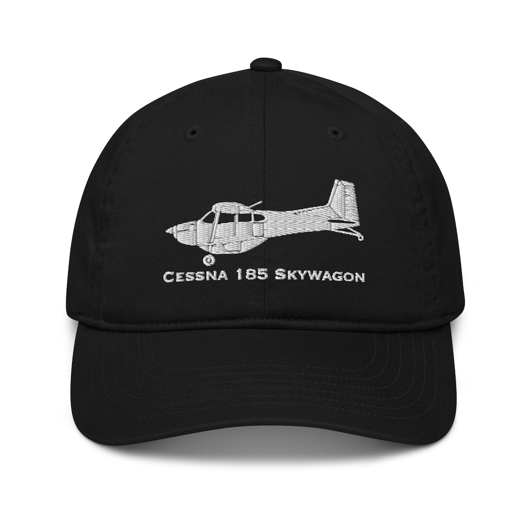 Cessna Skywagon Custom Embroidered Comfortable Organic Cotton Pilot Hat ...