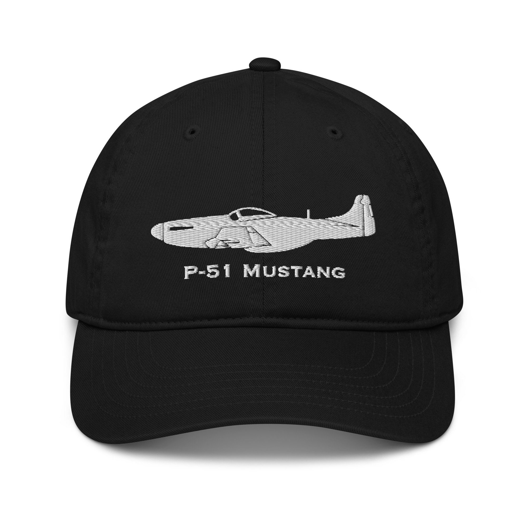 North American P-51 Mustang Custom Embroidered Airplane Hat Airshow Hat ...