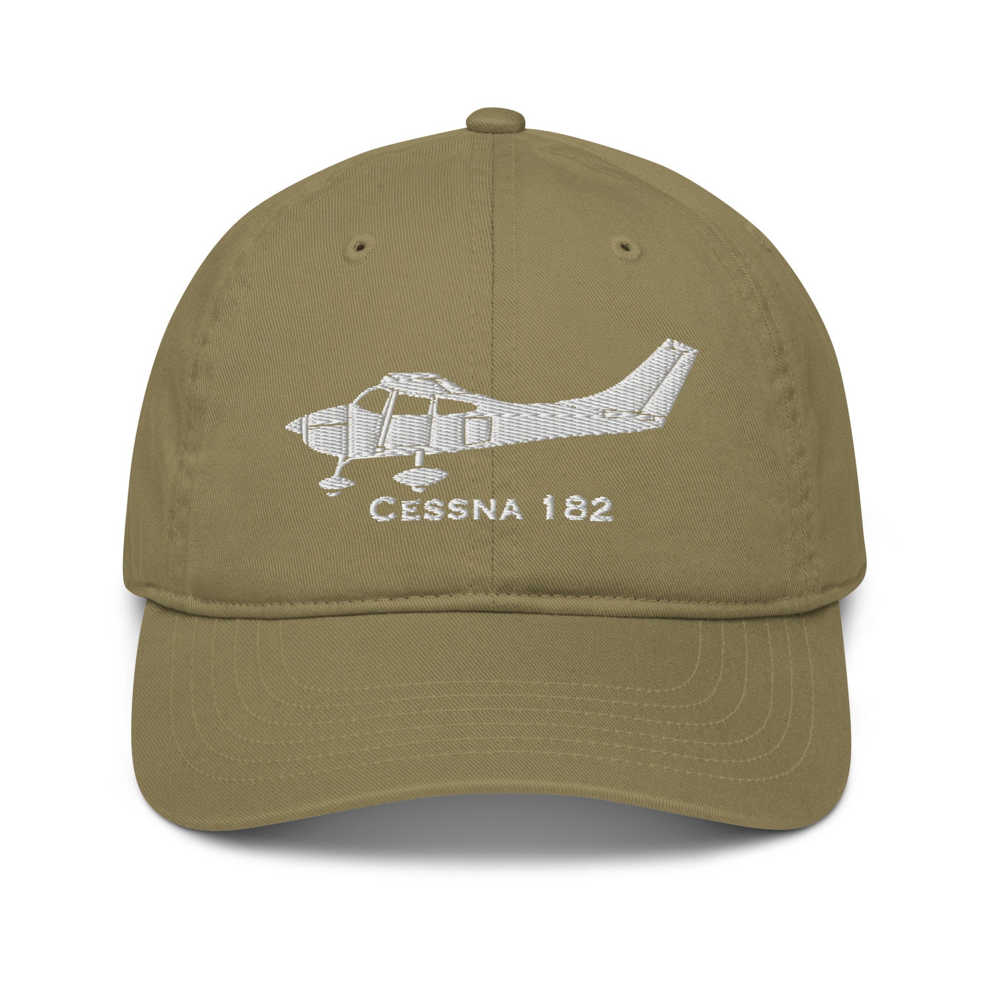 Cessna 182 Custom Embroidered Comfortable Organic Cotton Pilot Hat ...
