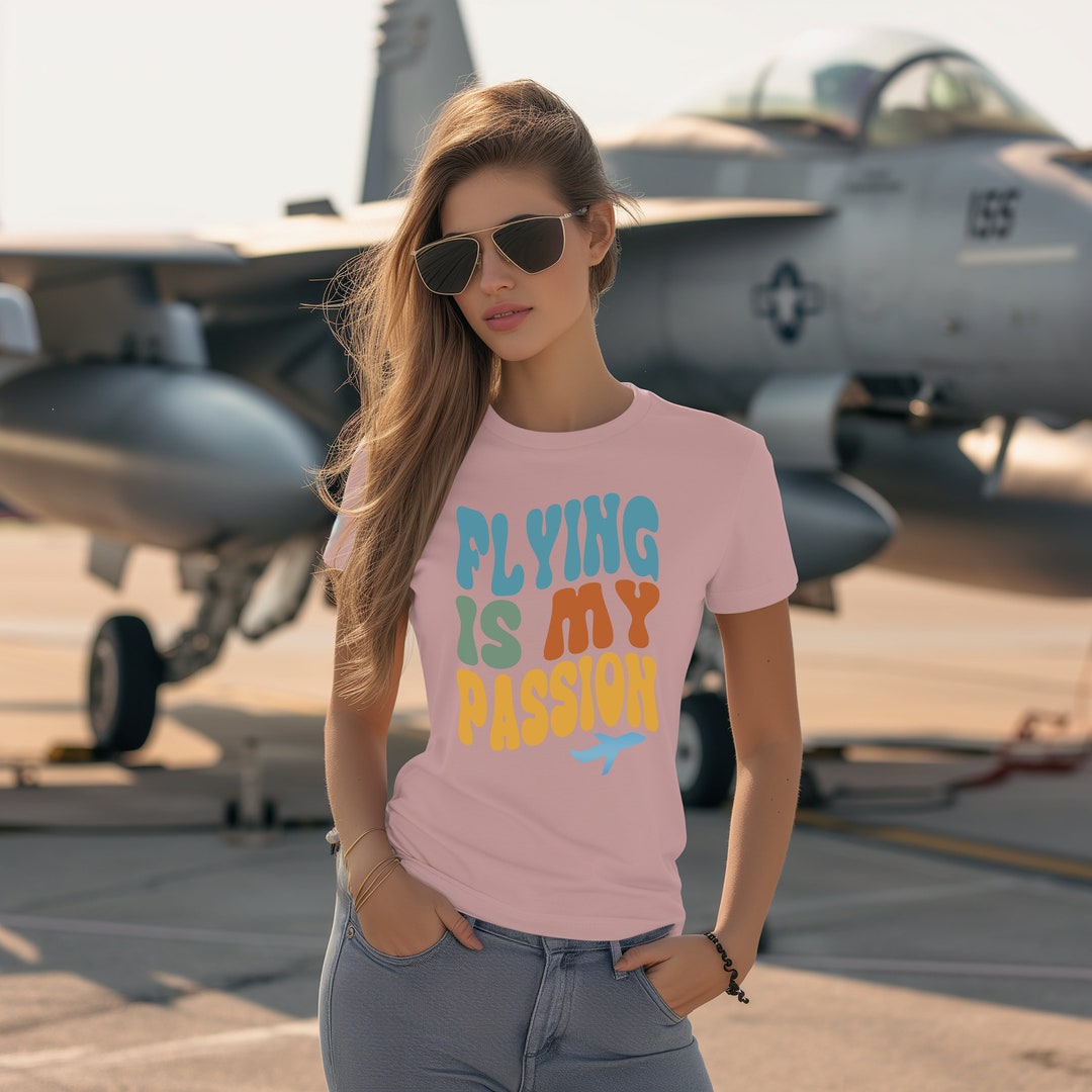 Women in Aviation T-shirt, Pilot Tee, Aviation Gifts for Pilots ...