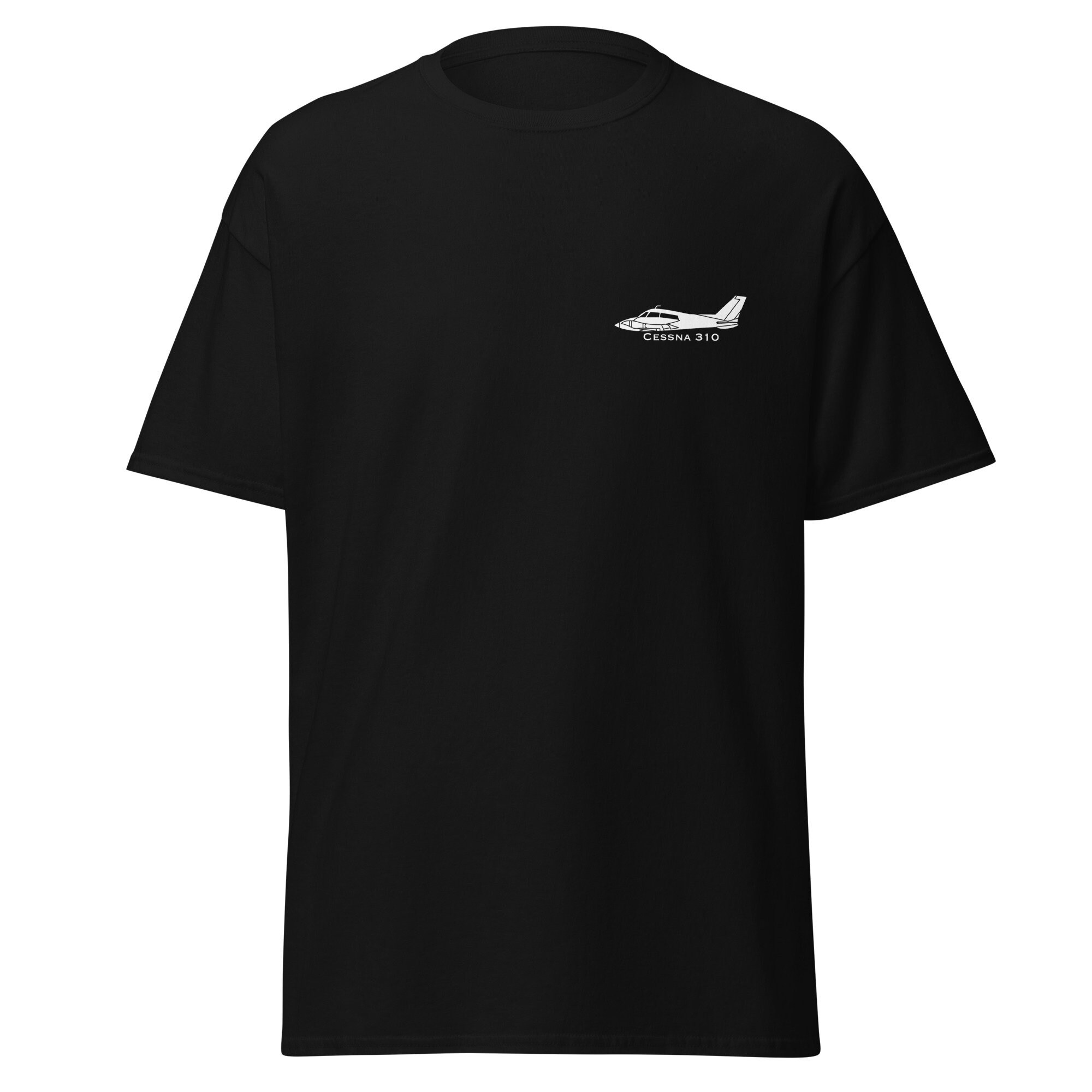 Cessna 310 Custom Aircraft Design Cotton T-shirt | Unisex | Pilot Gift ...
