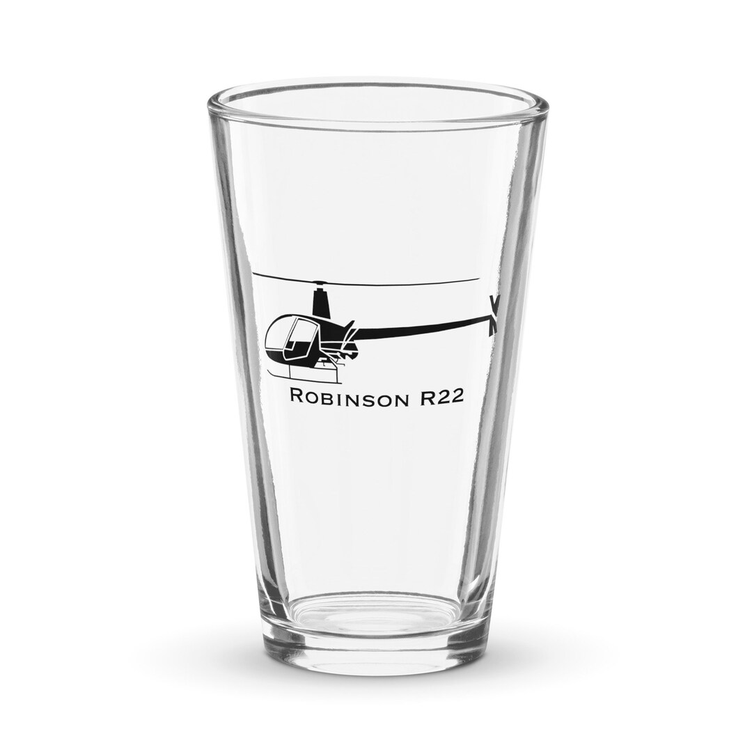 Custom Robinson R22 Shaker Pint Glass - Etsy