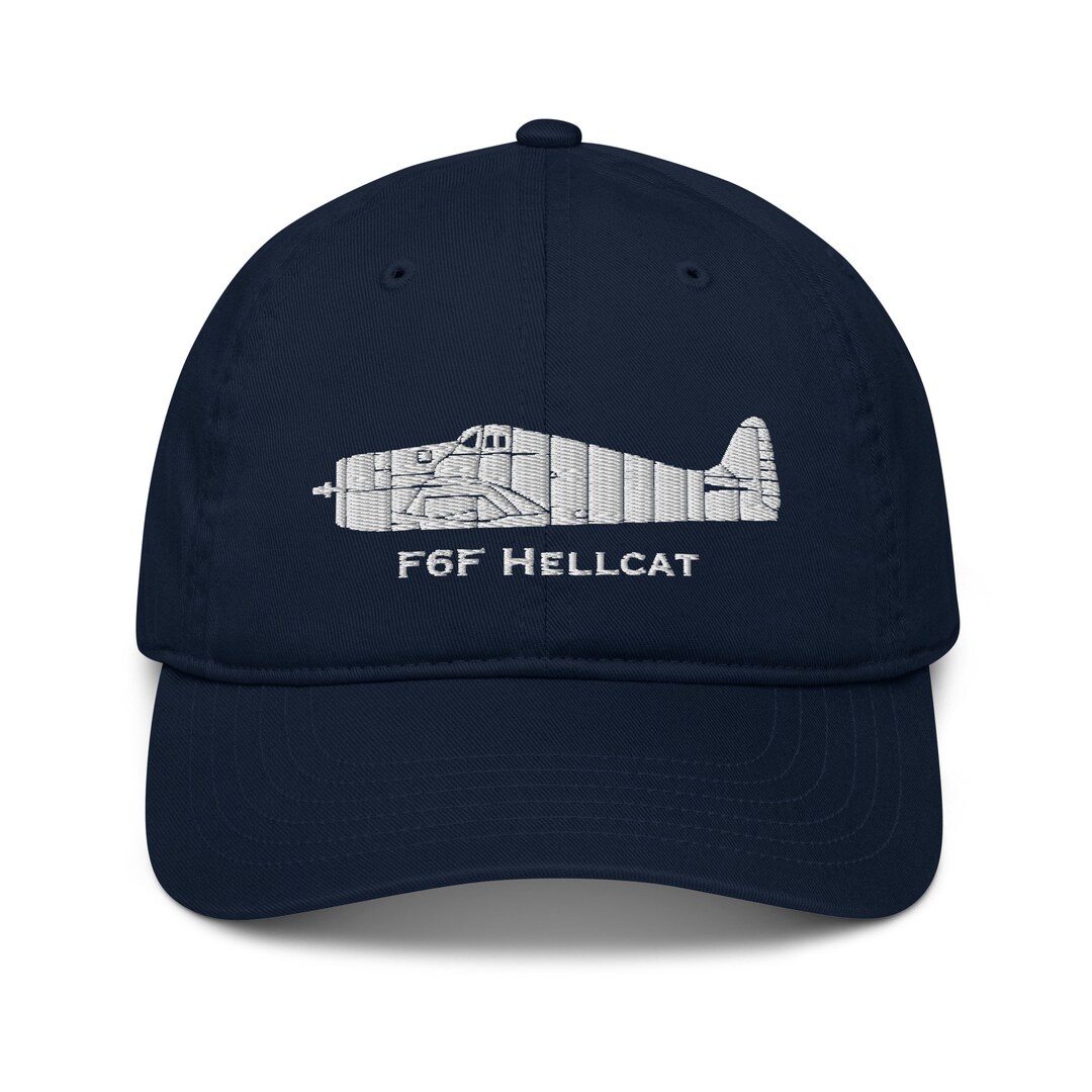 Grumman F6F Hellcat Custom Embroidered Airplane Hat | Airshow Hat ...