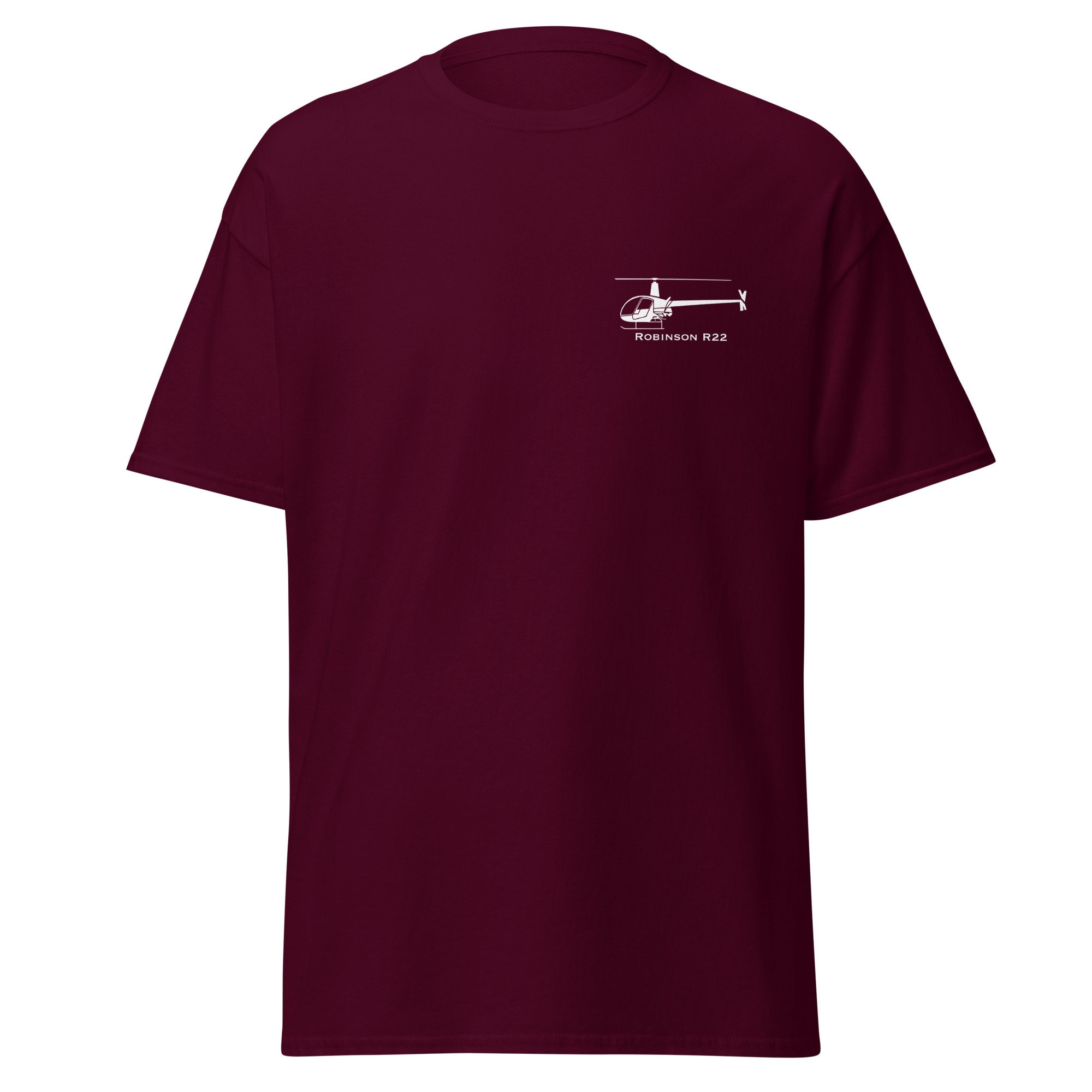 Robinson R22 Custom Aircraft Design Cotton T-shirt | Unisex | Pilot ...