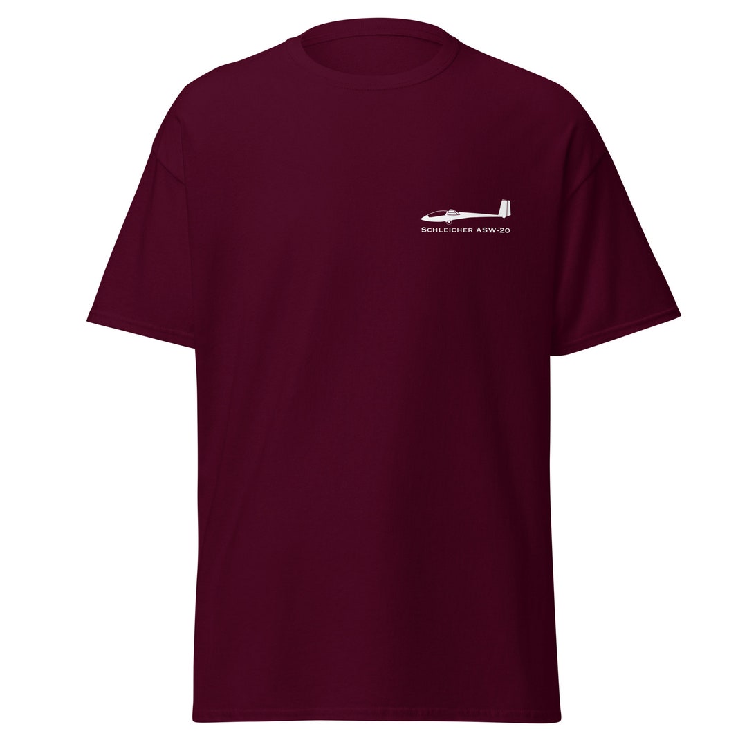 Schleicher ASW-20 Custom Aircraft Design Cotton T-shirt | Unisex ...