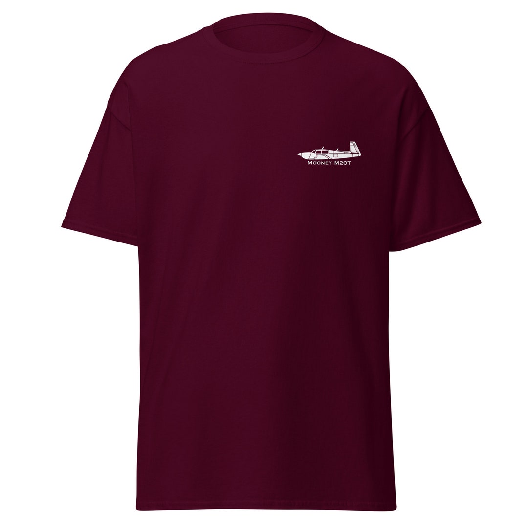 Mooney M20T M20K 231 252 Custom Aircraft Design Cotton T-shirt | Unisex ...