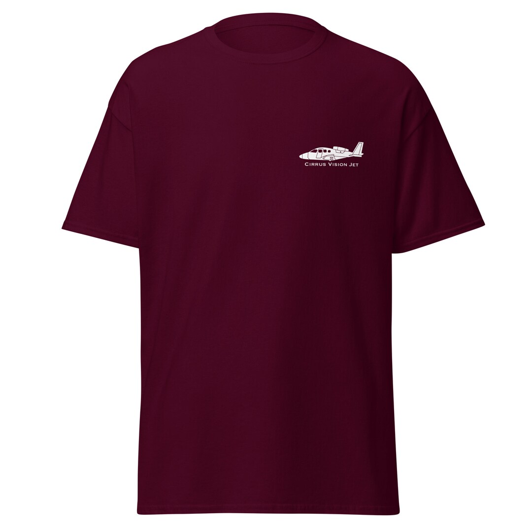 Cirrus Vision Jet SF-50 Custom Aircraft Design Cotton T-shirt | Unisex ...