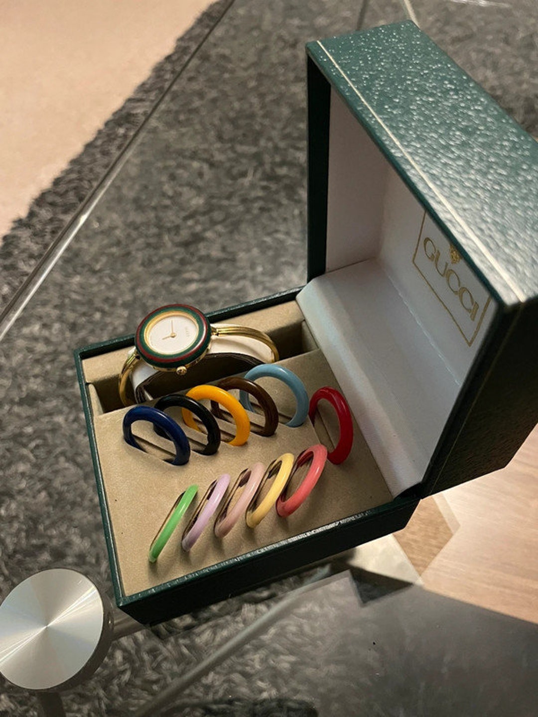 Full Set Interchangeable Gucci Watch for Her With Ring / - Etsy