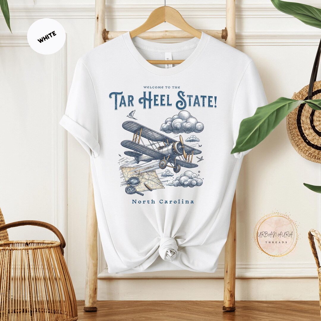 Welcome to North Carolina Shirt, Tar Heel State Tee, Vacation Shirt ...
