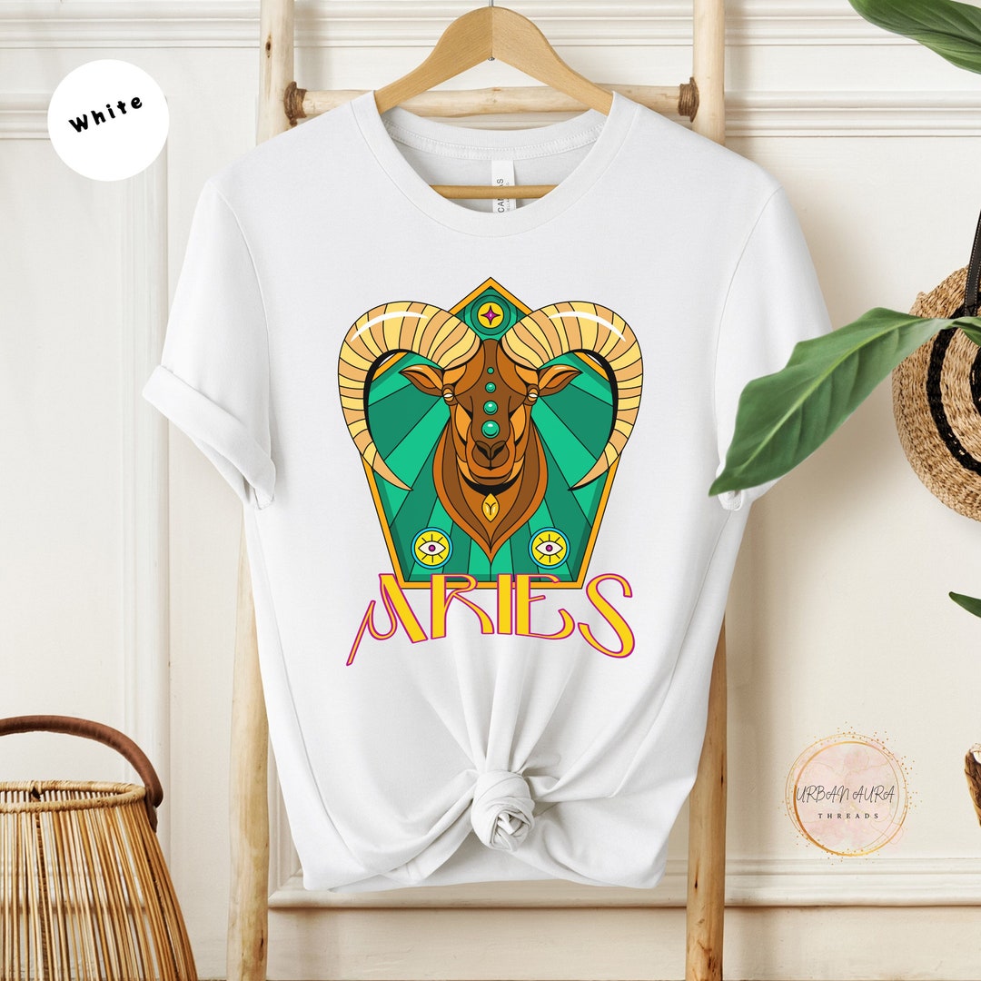 Aries Shirt, Zodiac Sign Tee, Astrology, Horoscope T Shirt, Birthday ...