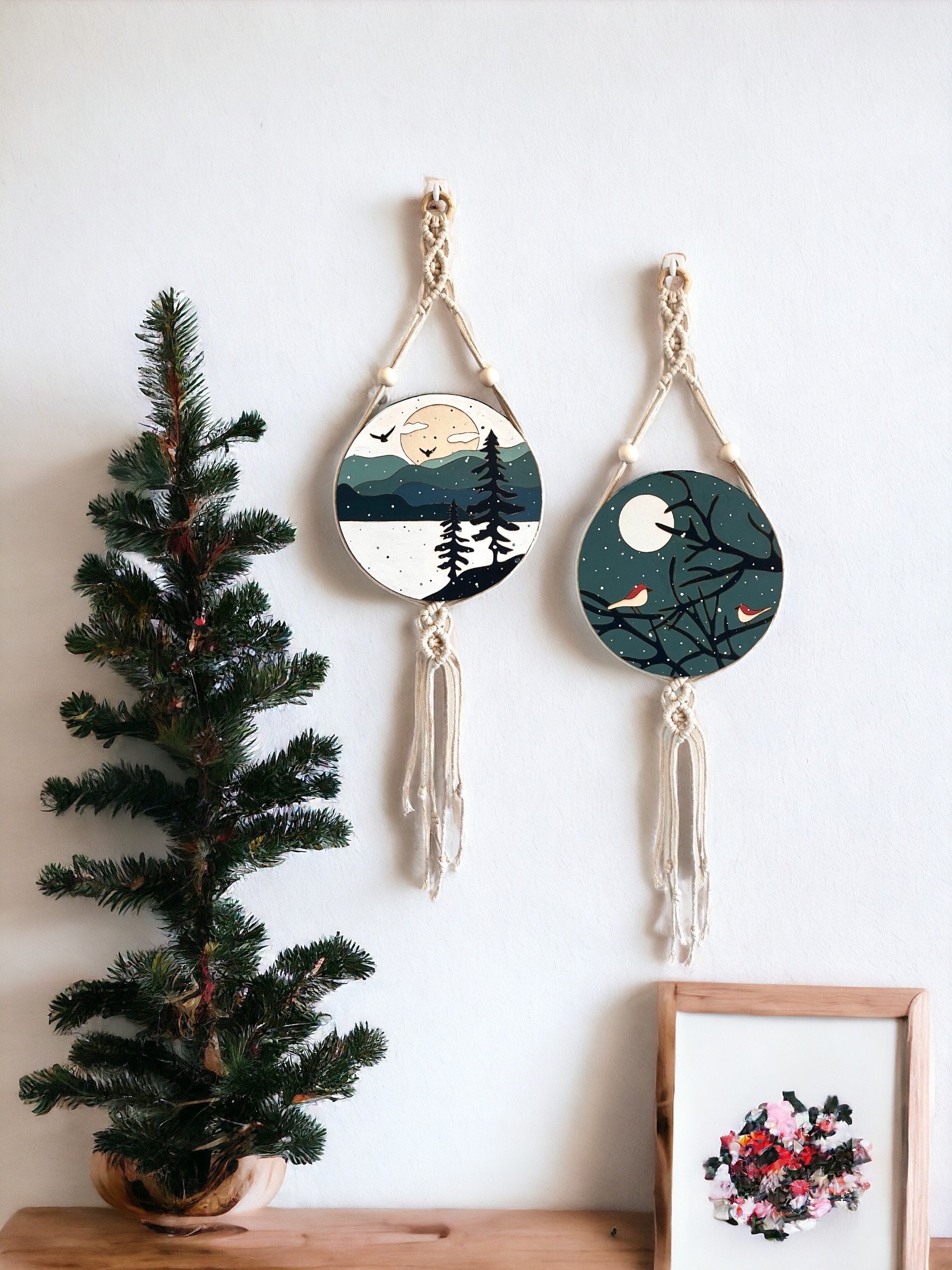 Set Painting Kit, Beginner Fun Kit, Gift Idea for Her, Wall Decor ...