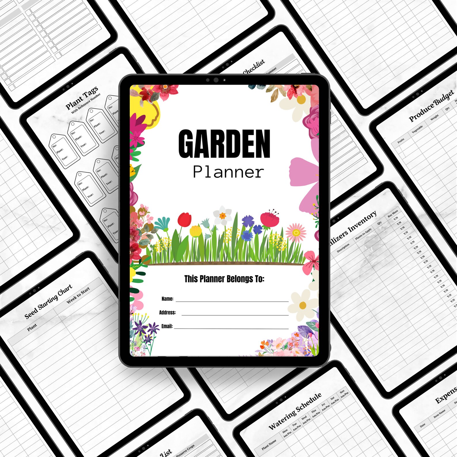 DIGITAL GARDEN PLANNER Elevate Your Garden With the Ultimate Bundle for ...