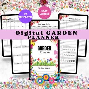 DIGITAL GARDEN PLANNER Elevate Your Garden With the Ultimate Bundle for ...