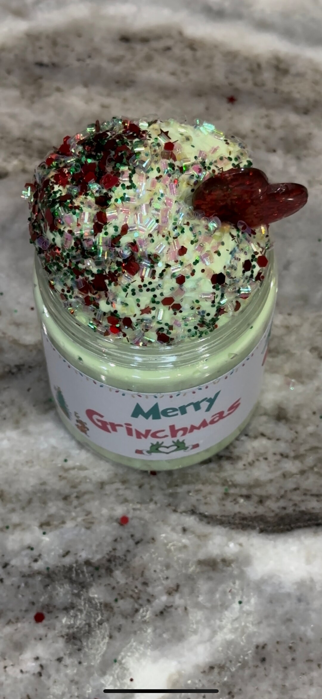 Merry Grinchmas Butter Slime 6 Oz. - Etsy