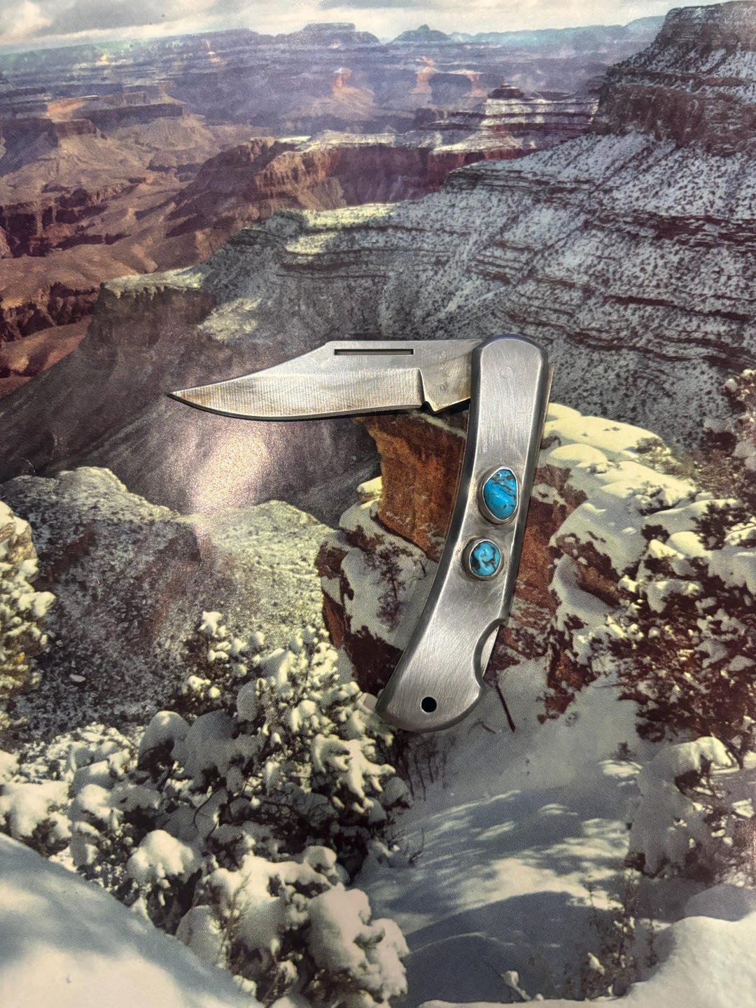 Turquoise Folding Knife: Pocket Knife, Gift for Him/her (made to Order ...