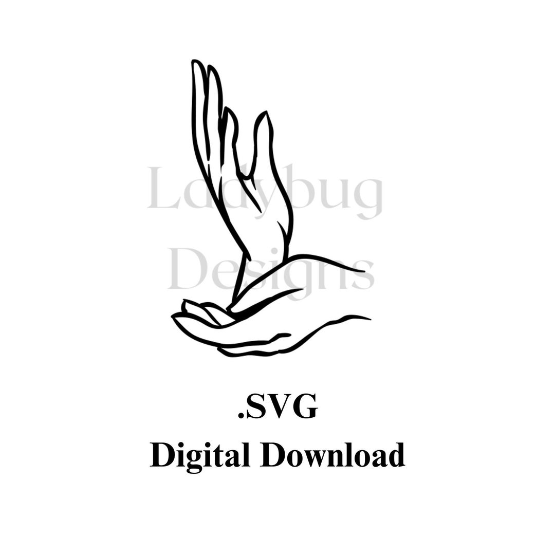 Twin Peaks Laura Palmer Meanwhile Hands - SVG Download for Cricut - Etsy UK