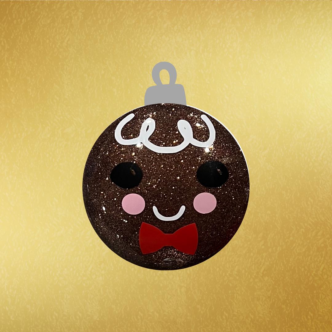 Christmas Glitter Ornaments - Etsy