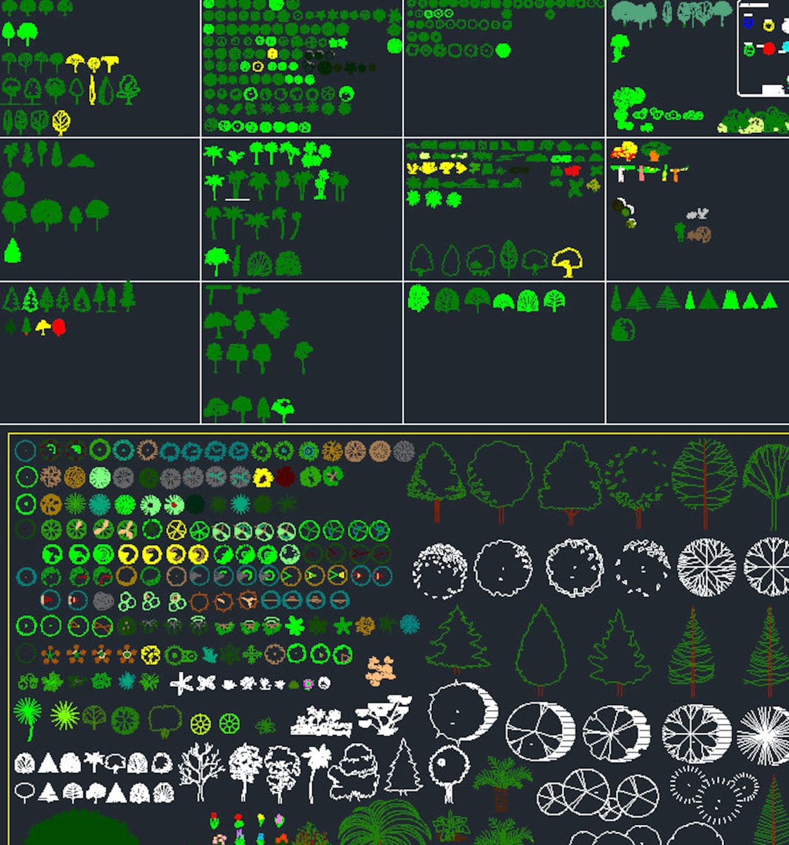 Autocad Blocks Huge Library Mega 2D Block Templates DWG Architectural ...