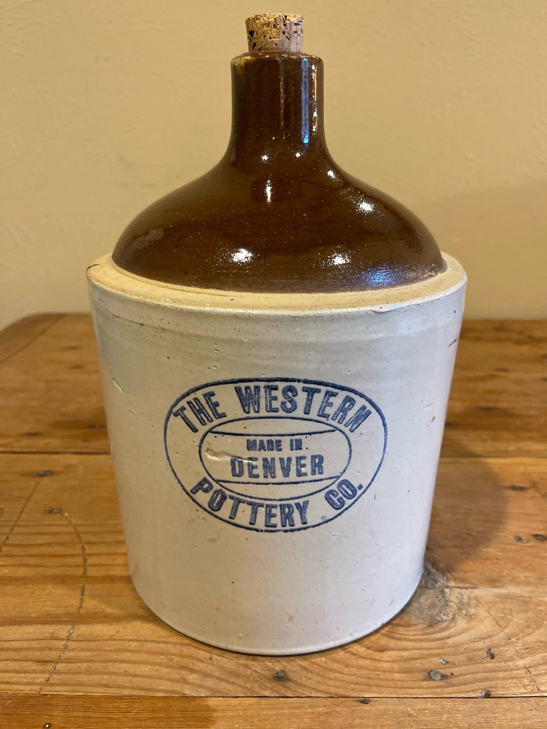 Early 1900’s Whiskey Jug the Western Pottery Co. Denver, Colorado ...