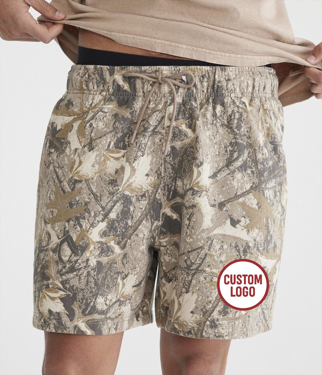 Camo Shorts Embroidered Custom Any Logo - Etsy