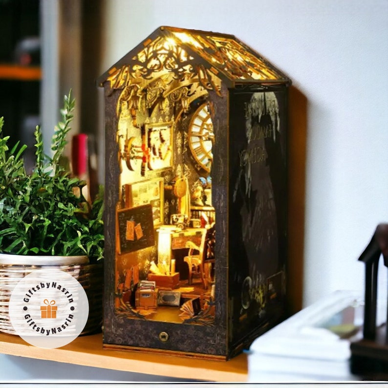 DIY Clock Tower Book Nooks Build Your Book Nook Shelf Aesthetic DIY ...