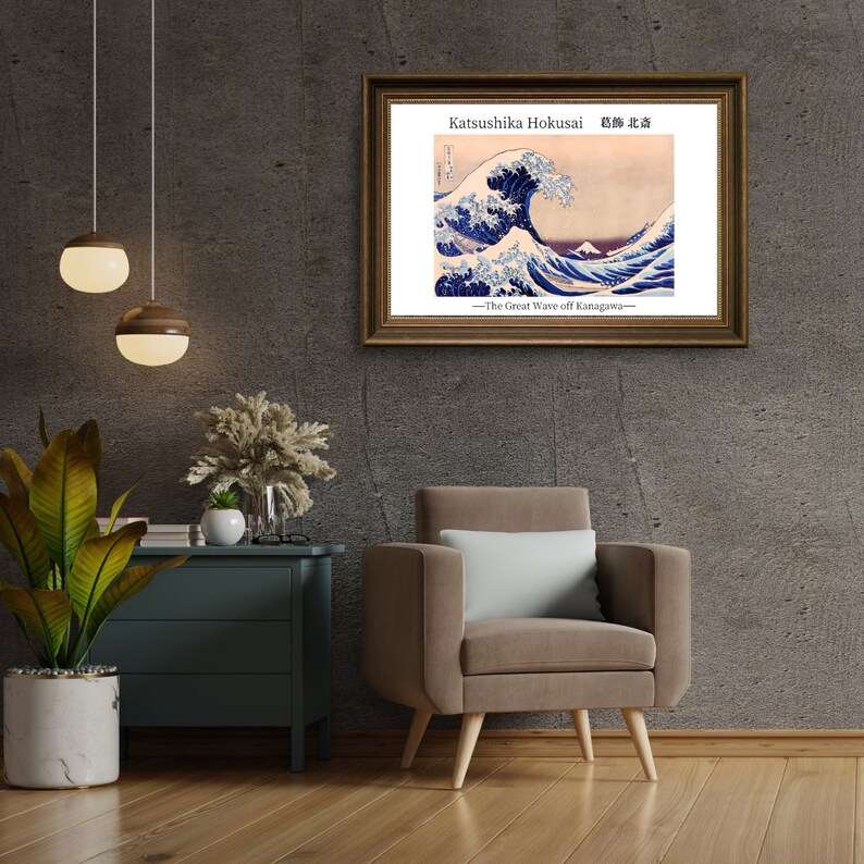 Hokusai the Great Wave Print Hokusai Printable Mount Fuji Painting ...
