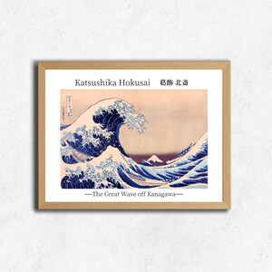 Hokusai the Great Wave Print Hokusai Printable Mount Fuji Painting ...